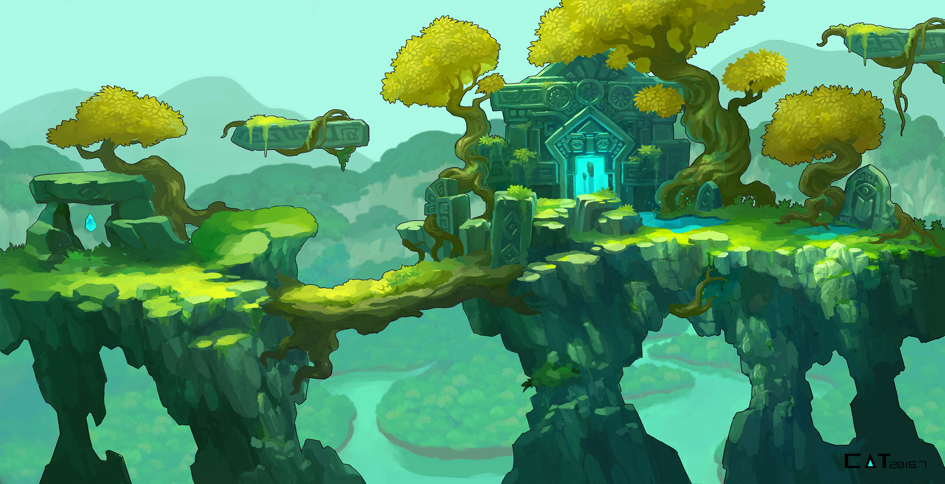 ArtStation - Maya dense environment