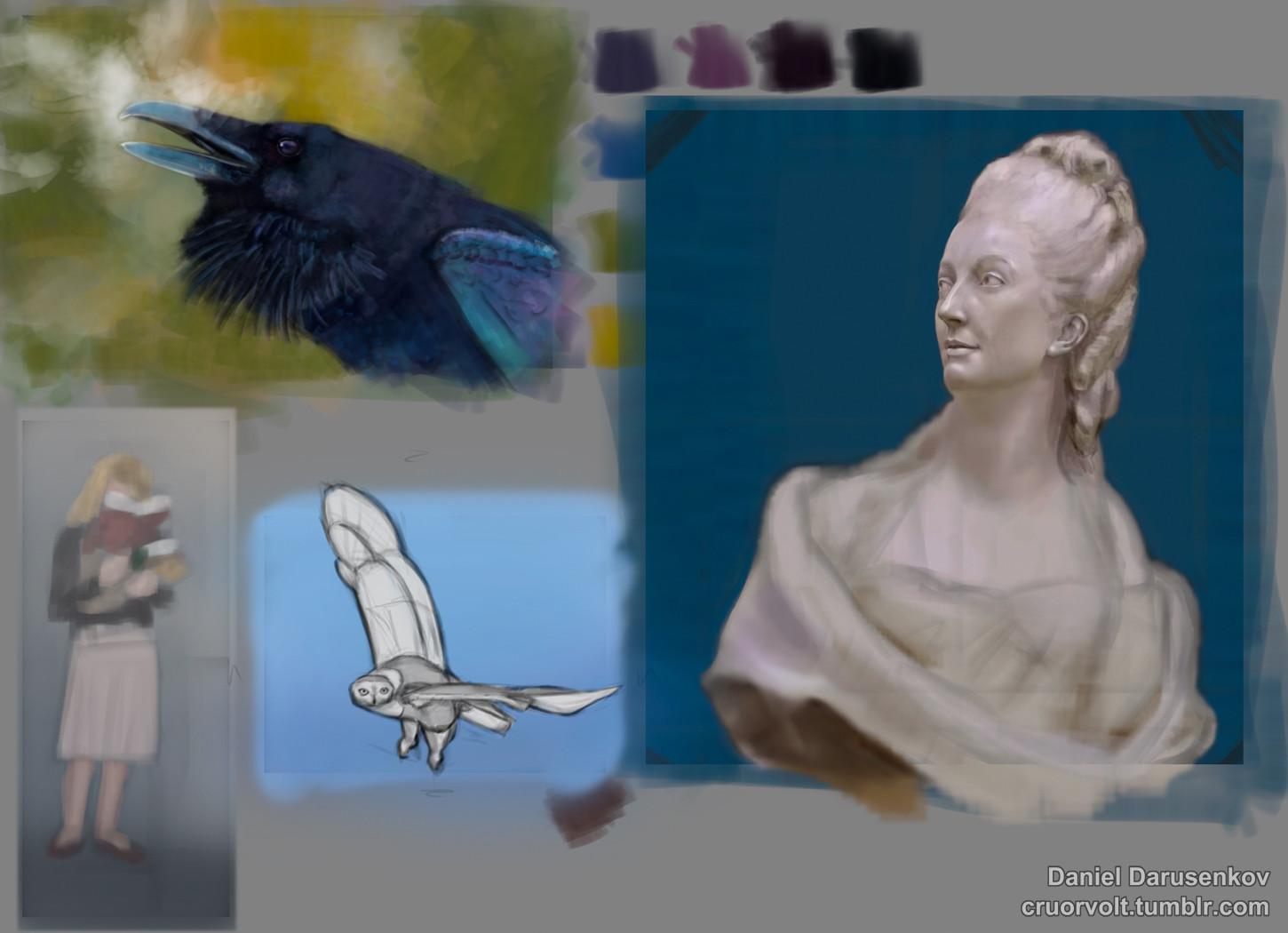 ArtStation - Assorted studies.