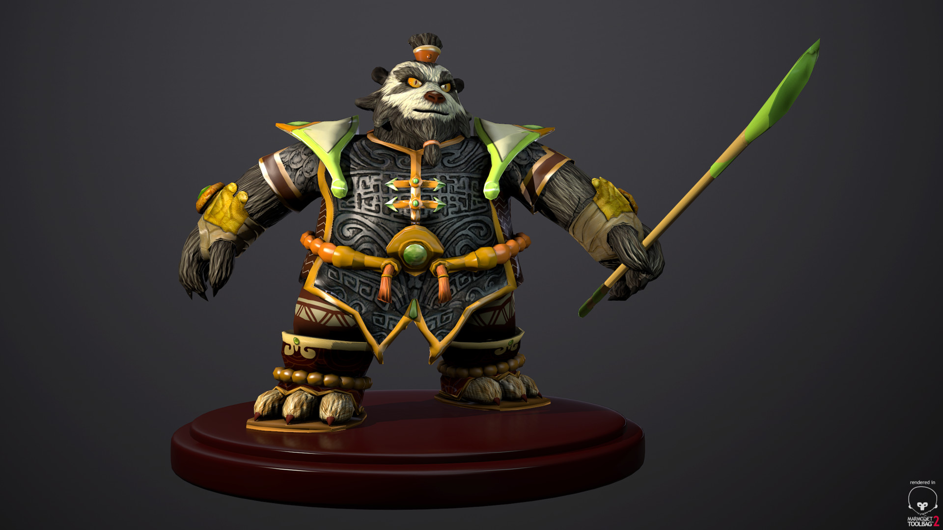 ArtStation - Panda - WOW - Next-Gen Game Character