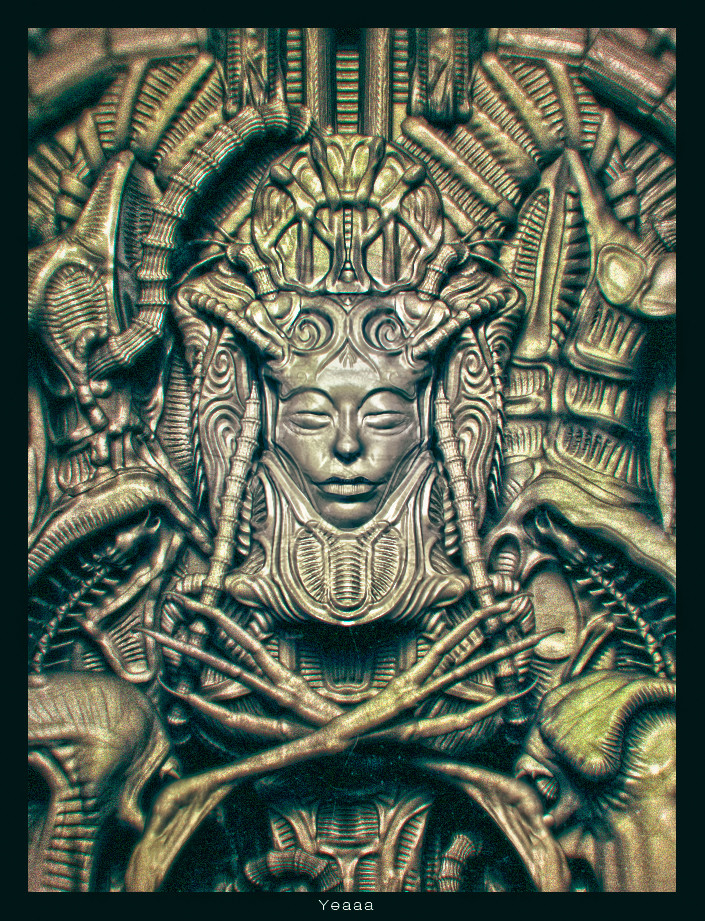 ArtStation - H.R. Giger inspired image