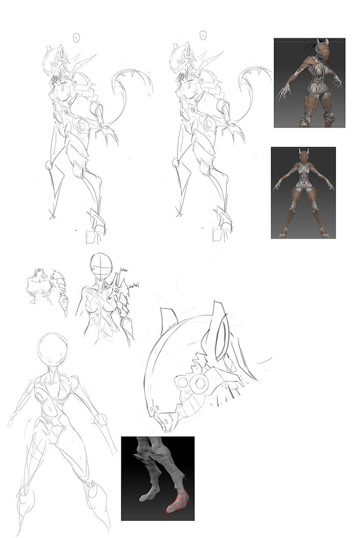 Dark Sector Drawings