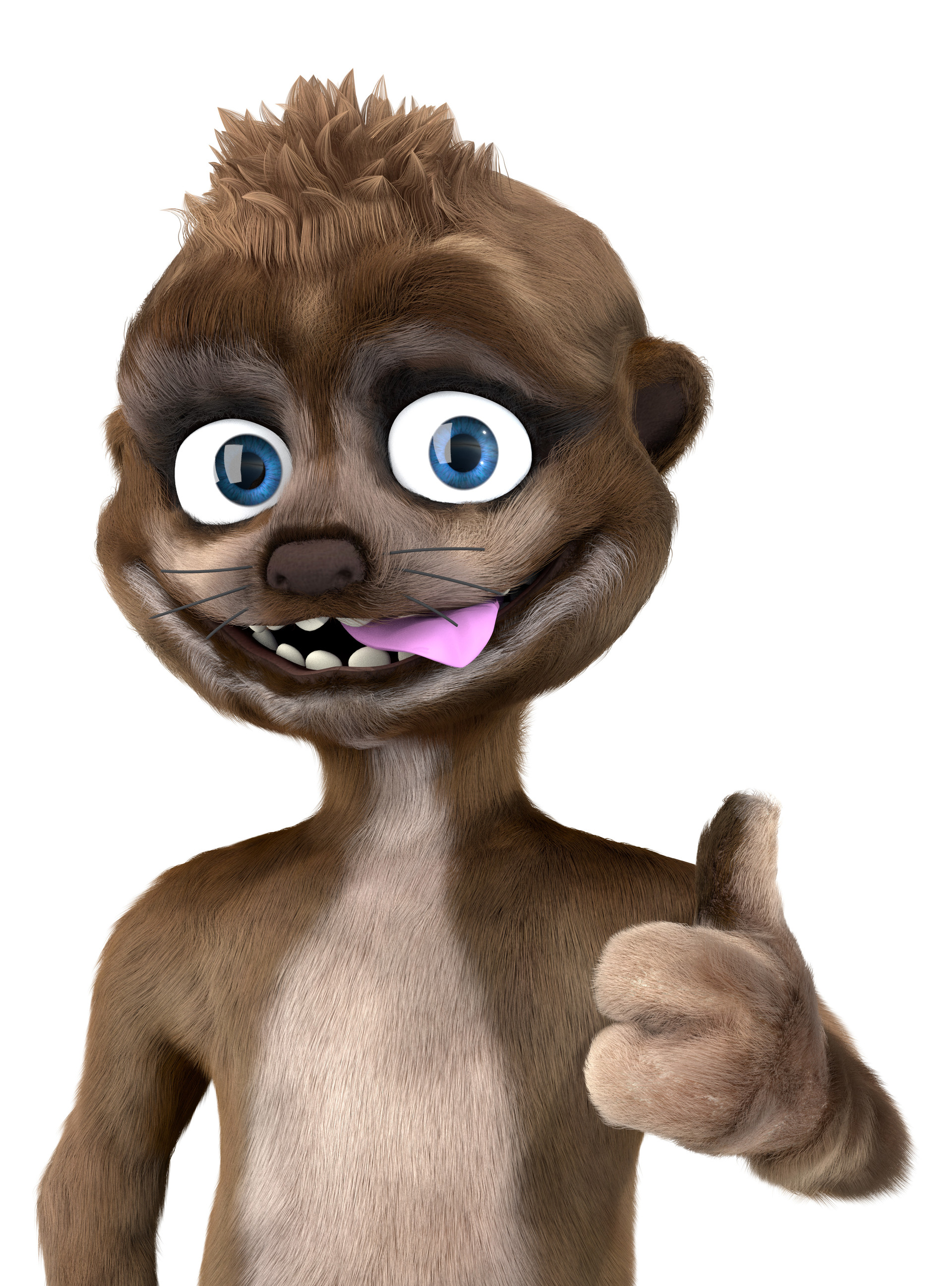 ArtStation - Surikata 3D cartoon mascot