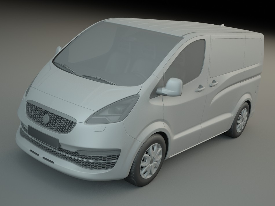 ArtStation - Van Transporter (no name car)