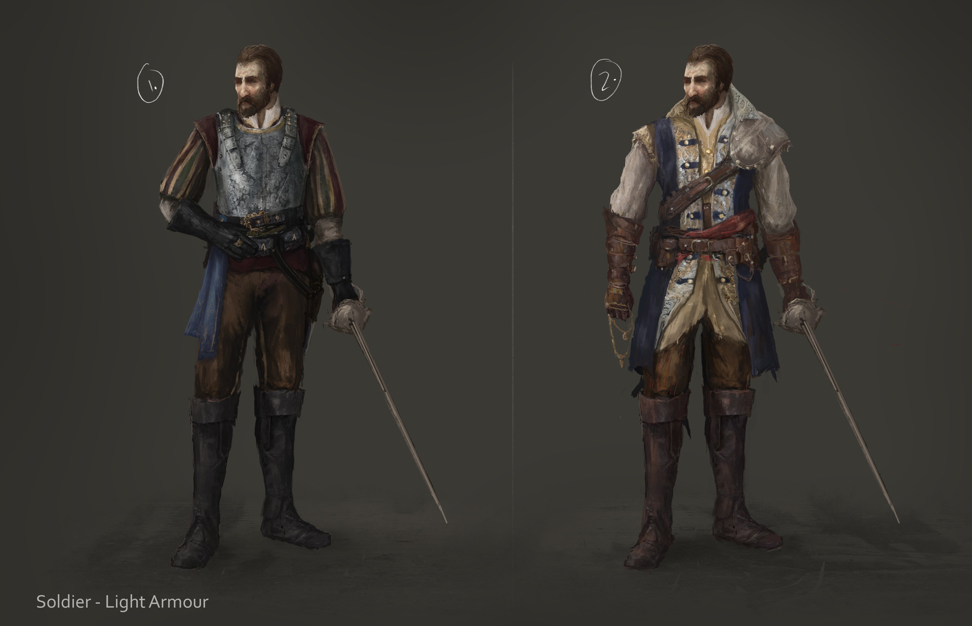 ArtStation - Soldier - Light armour