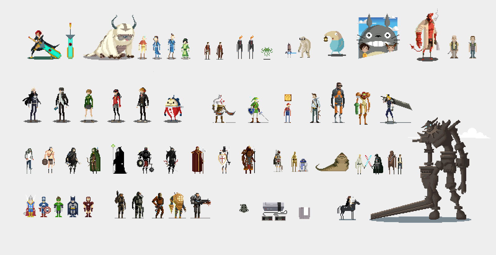 ArtStation - Assorted Pixel Art work