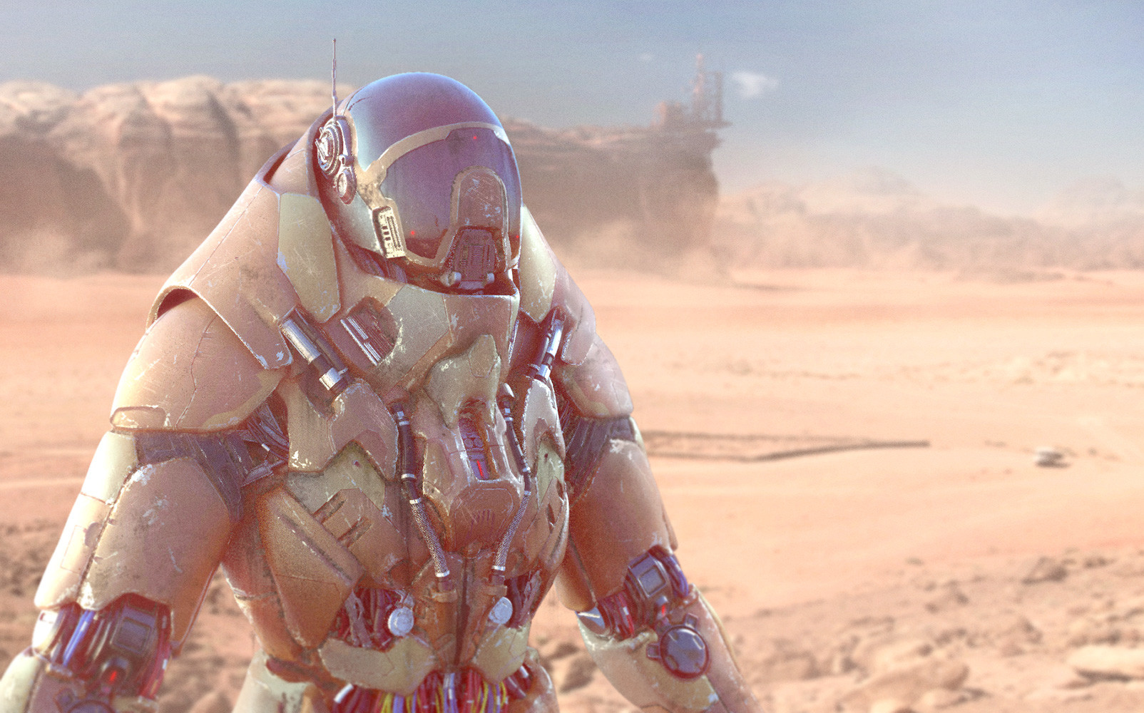 ArtStation - mech desert