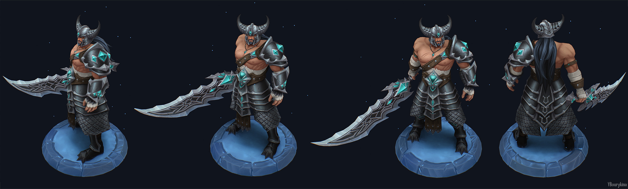 tryndamere statue
