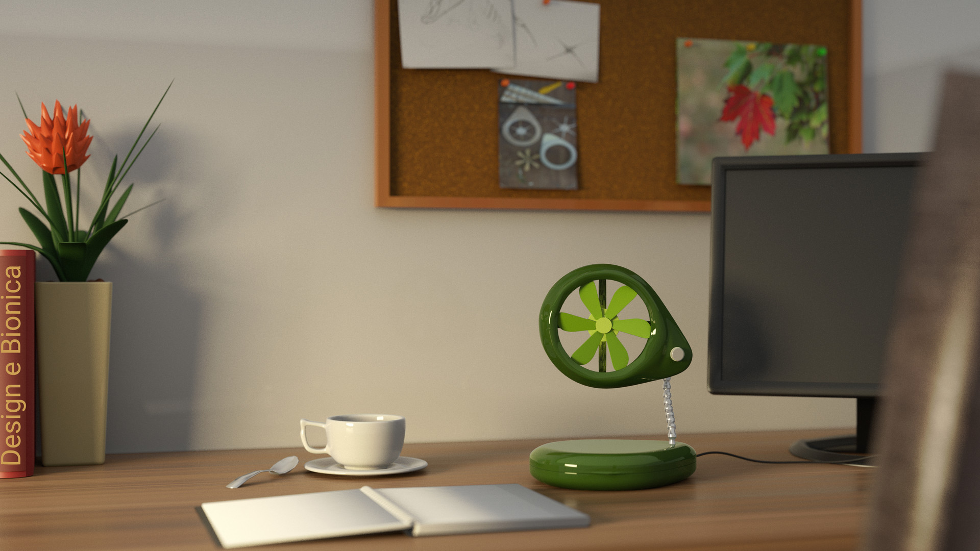 ArtStation - Green Life - USB Fan