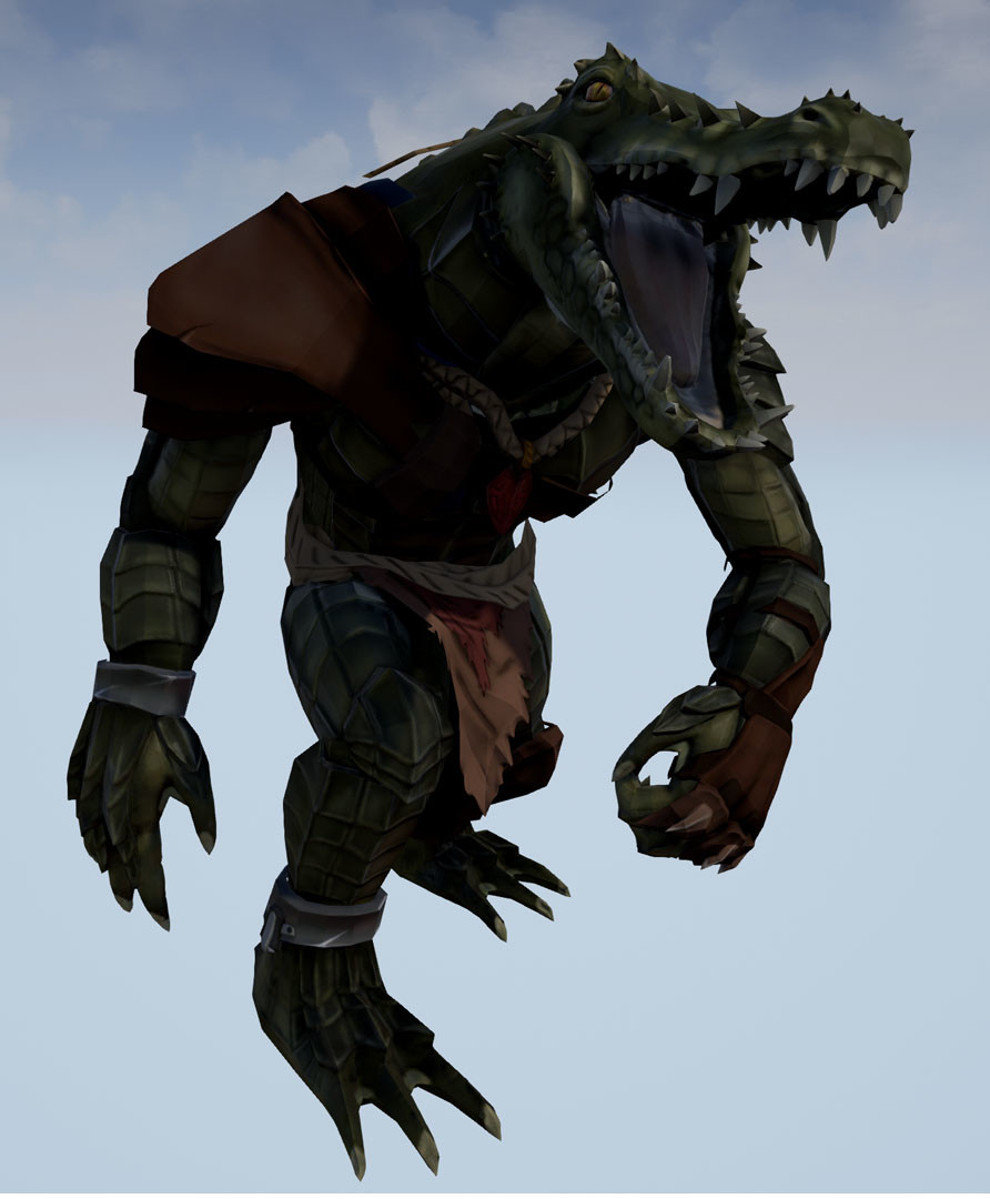 ArtStation - Crocodile Warrior