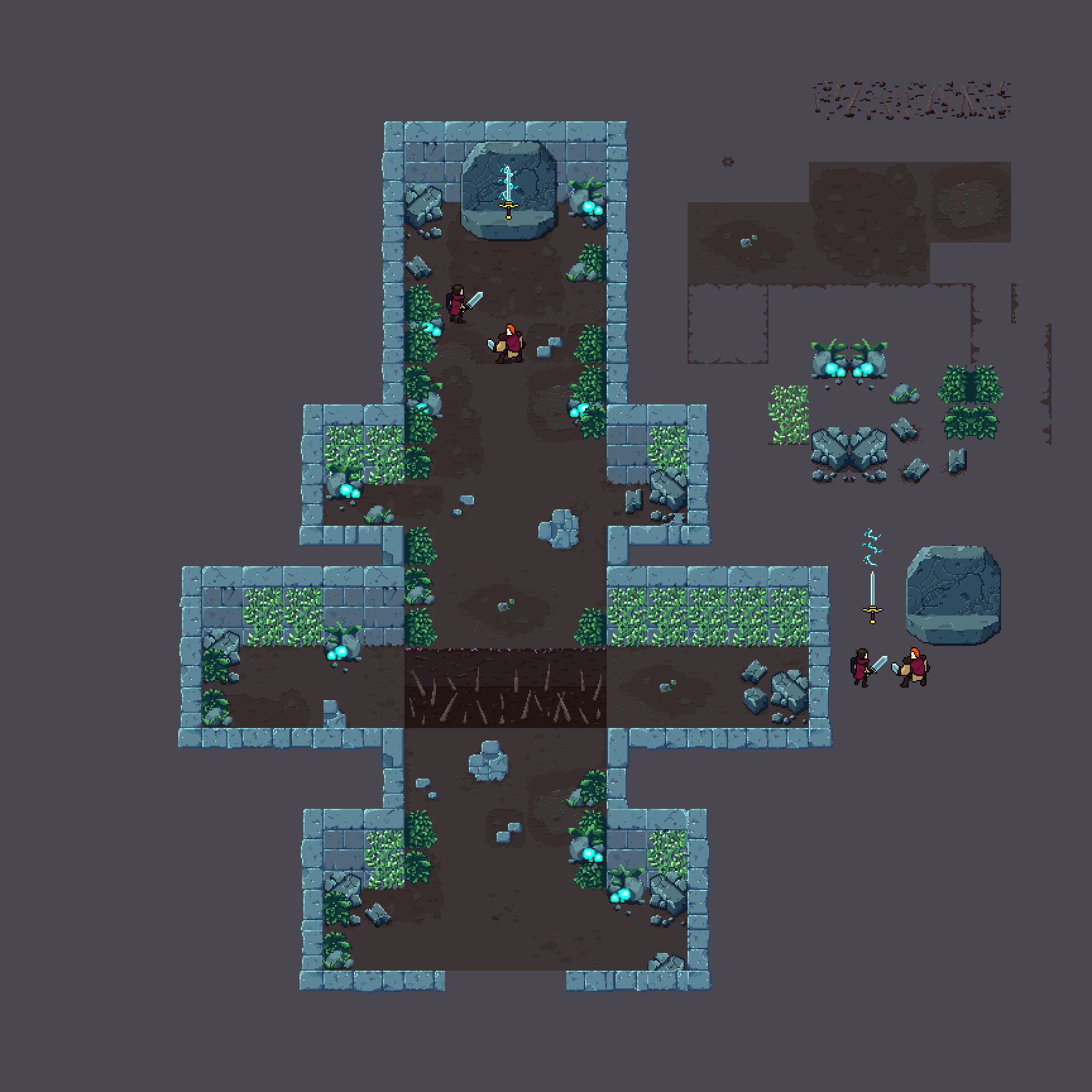 ArtStation - Silver Song Top Down Pixel Test