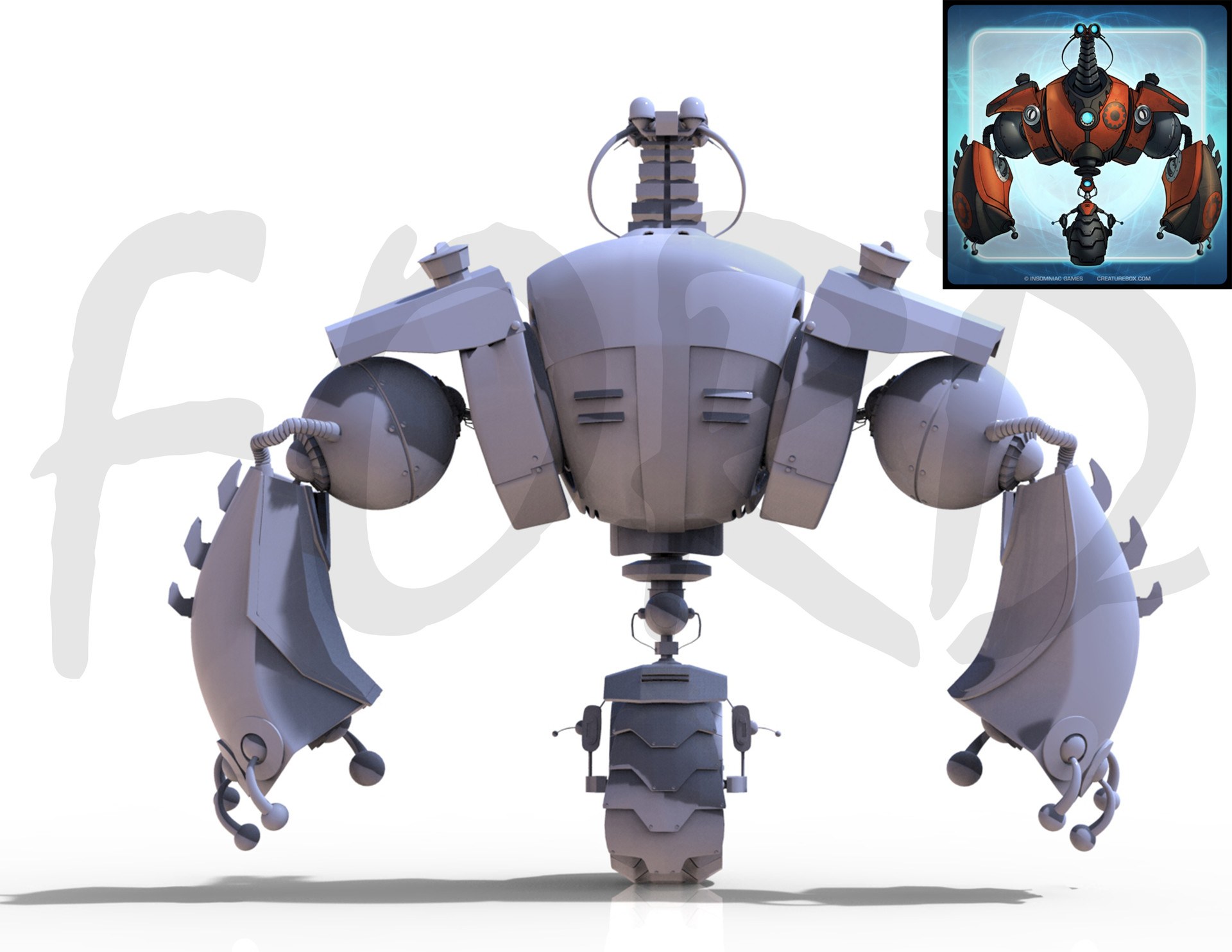 Joel Ford - Creaturebox Robot 3D model