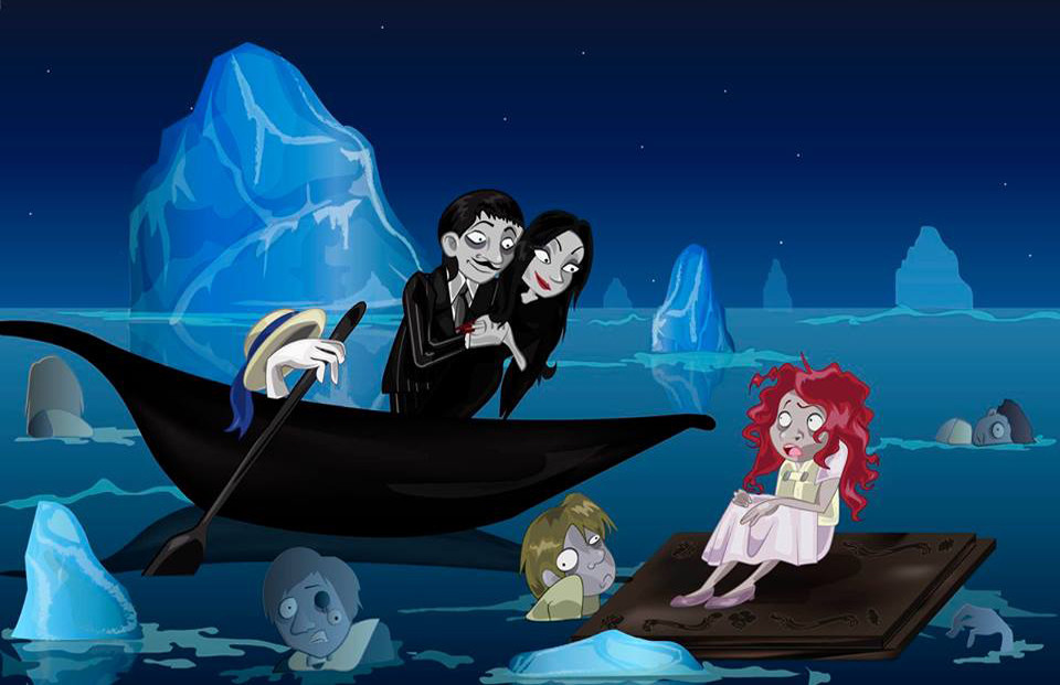 ArtStation - Addams x Titanic crossover