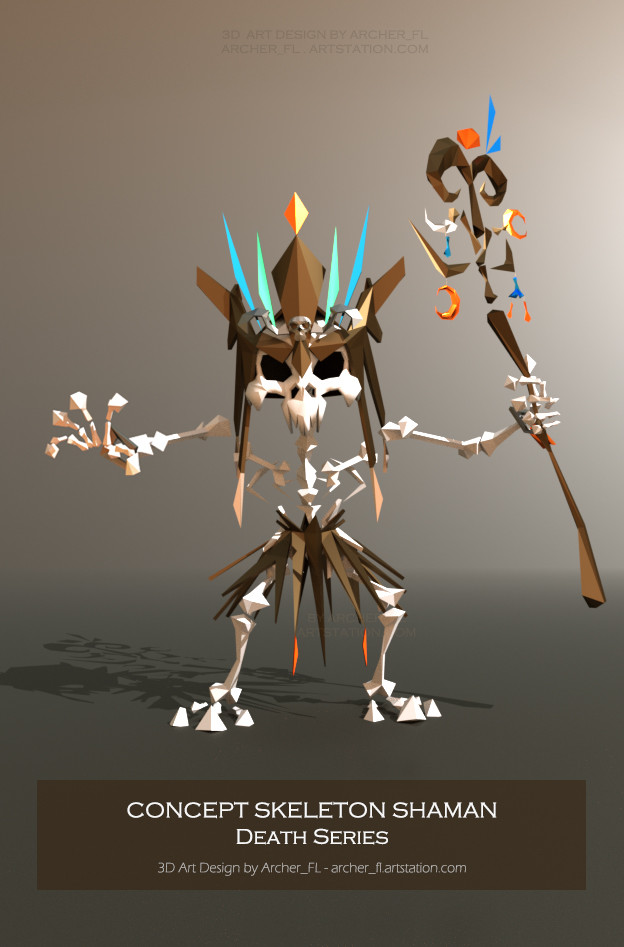 Archer FL - Concept Skeleton Shaman #1
