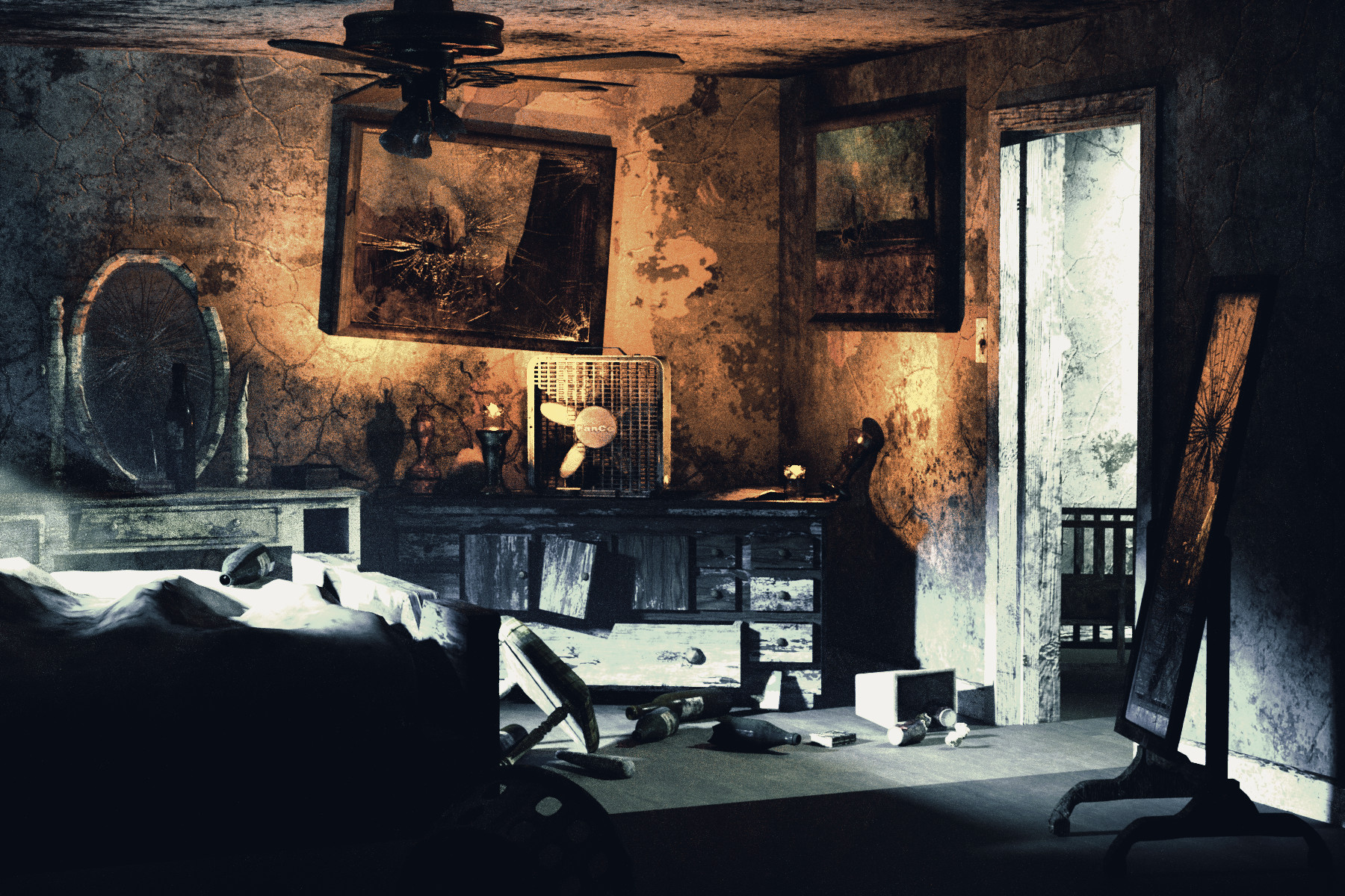 ArtStation - Wasteland Explorer Bedroom