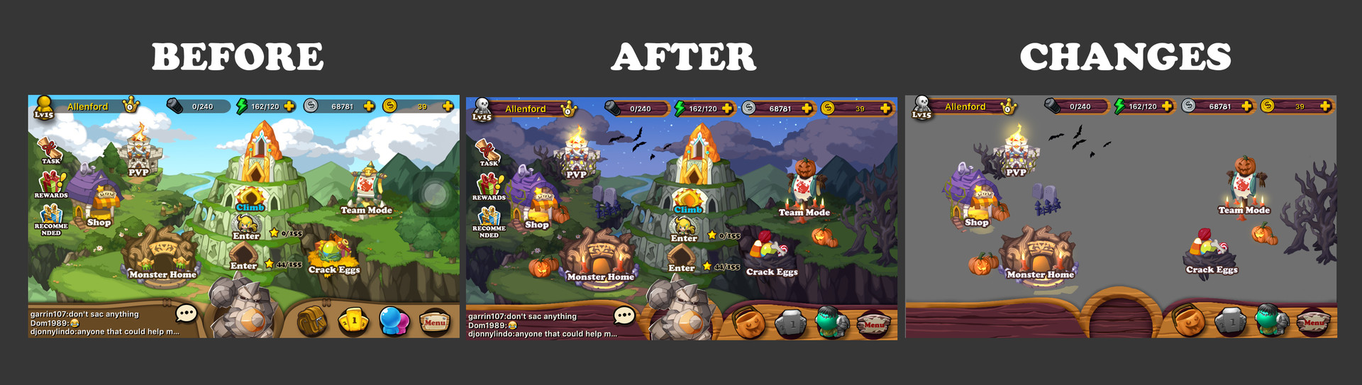 ArtStation - Haypi Monster UI Redesign