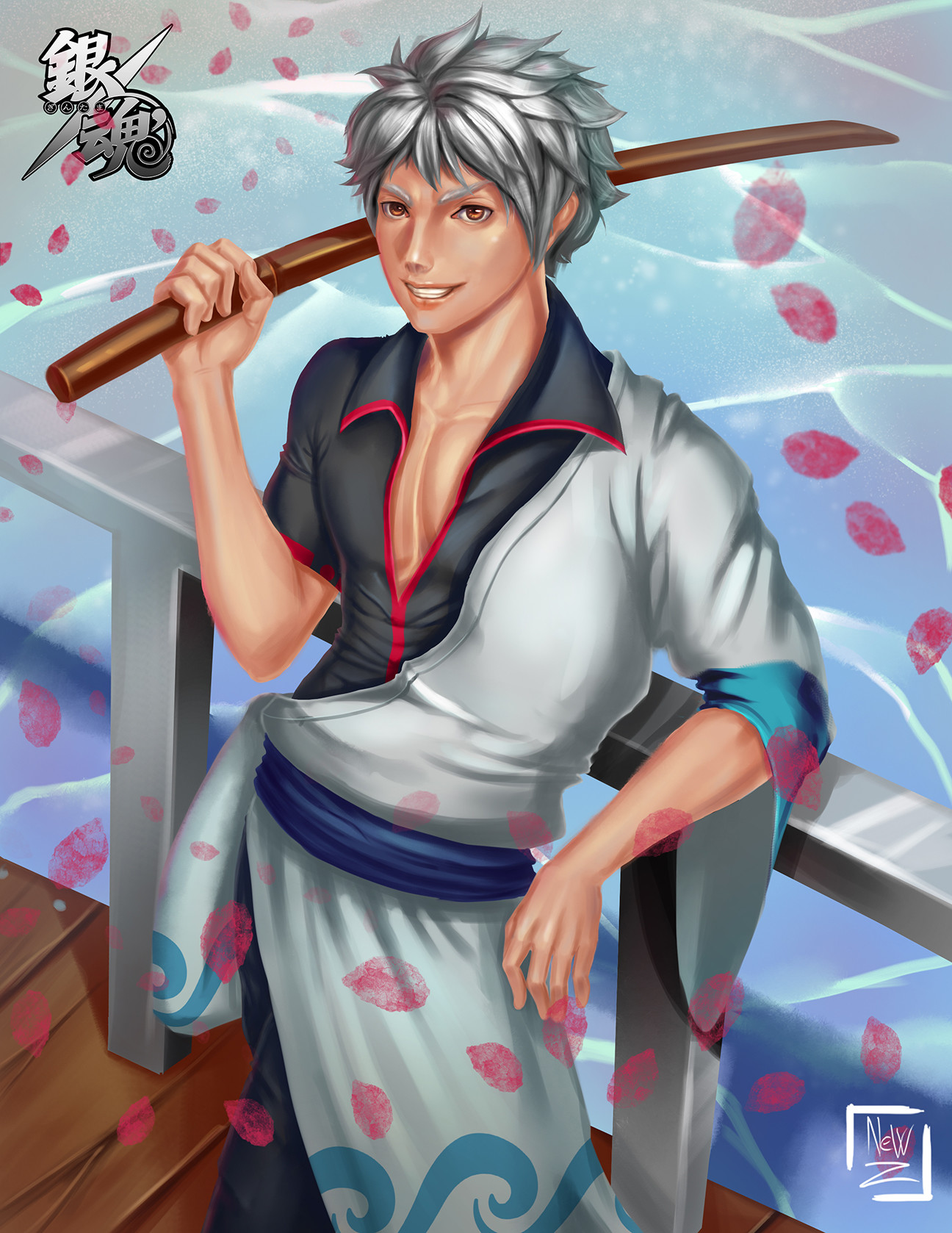 ArtStation - Sakata Gintoki.
