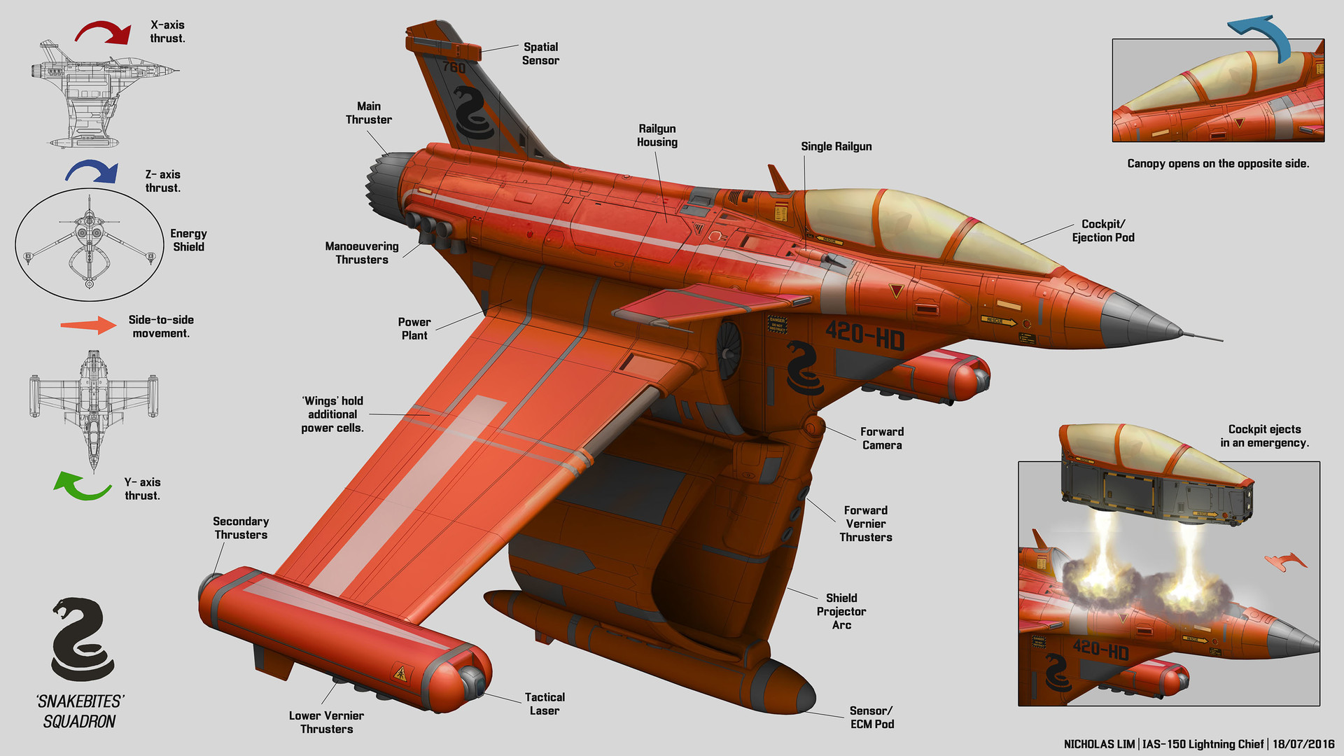 Nicholas Lim - Lightning Chief Space Fighter