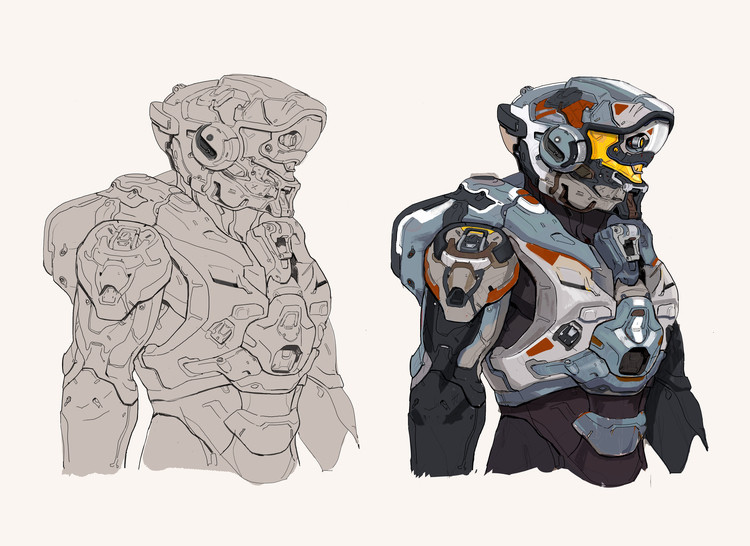 armur design by Janet Ung : r/ImaginaryHalo