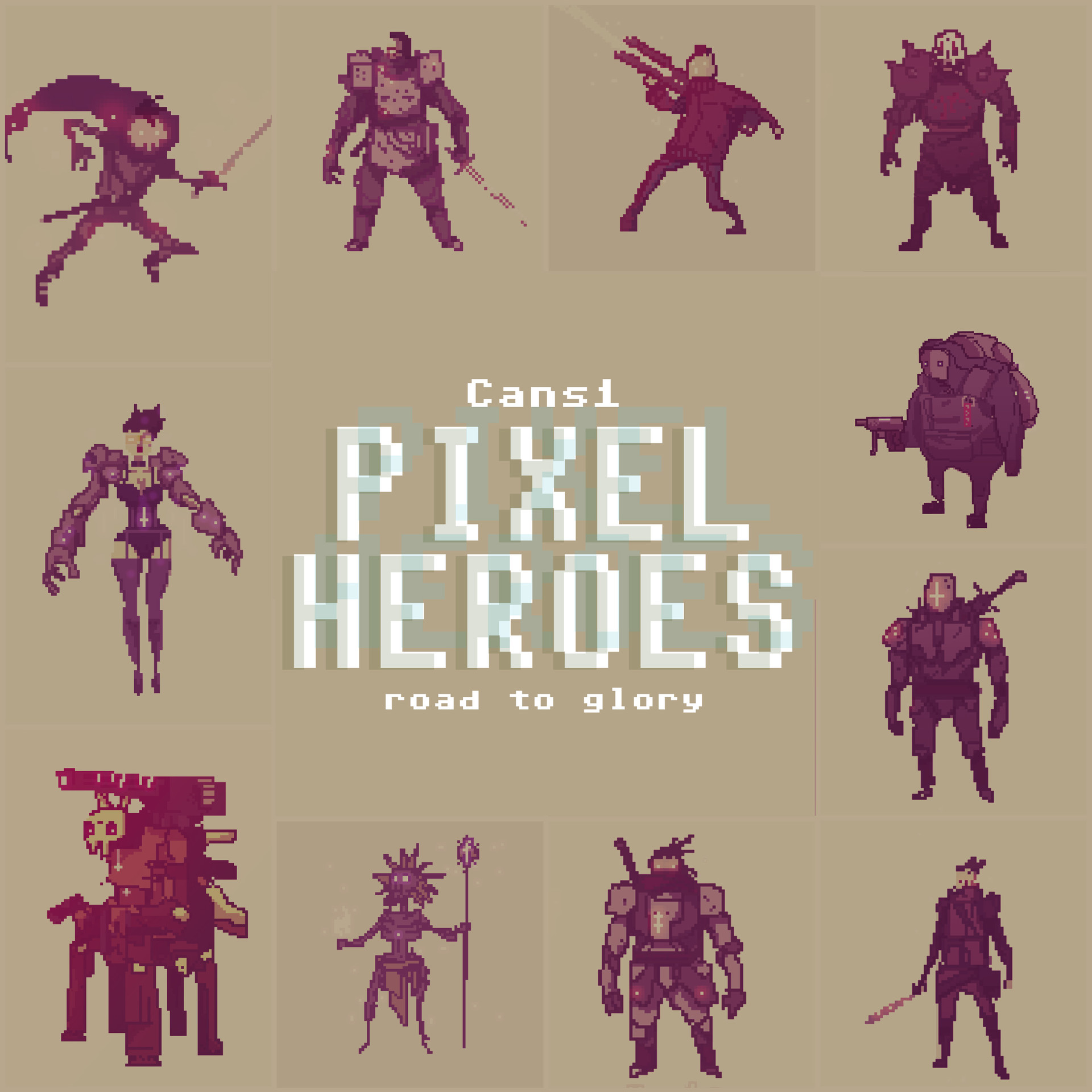 ArtStation - Pixel Heroes