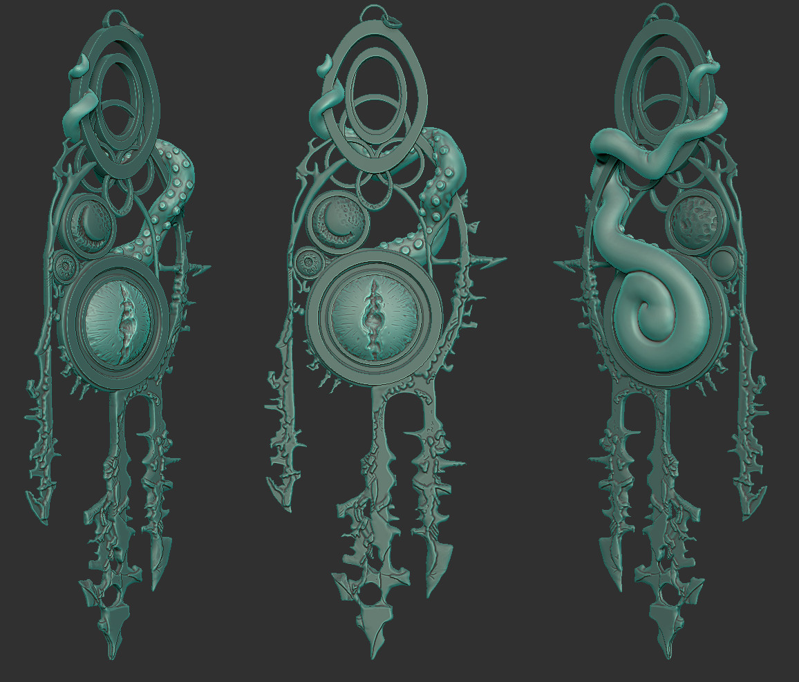 ArtStation - Lovecraftian Pendant