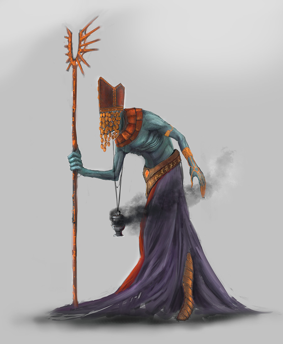 ArtStation - Dead priest