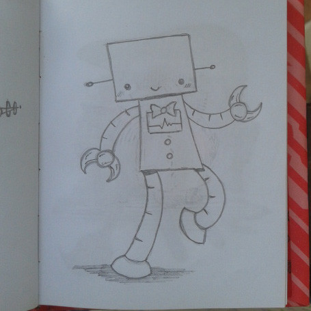 Simple 3d Robot Drawing