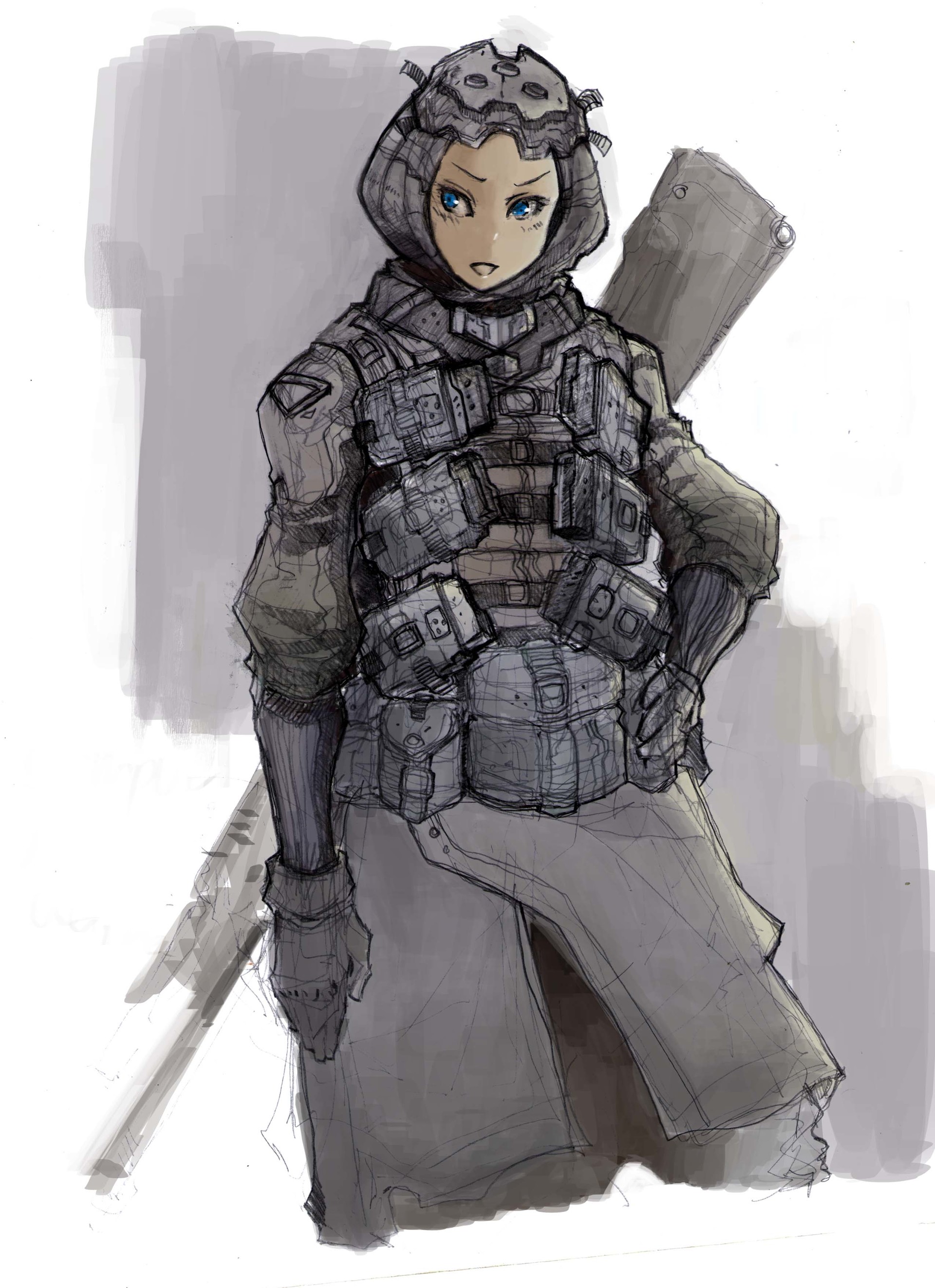 ArtStation - a mercenaries women