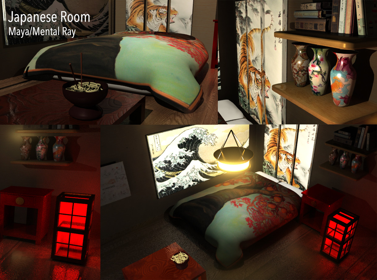 ArtStation - Japanese Room