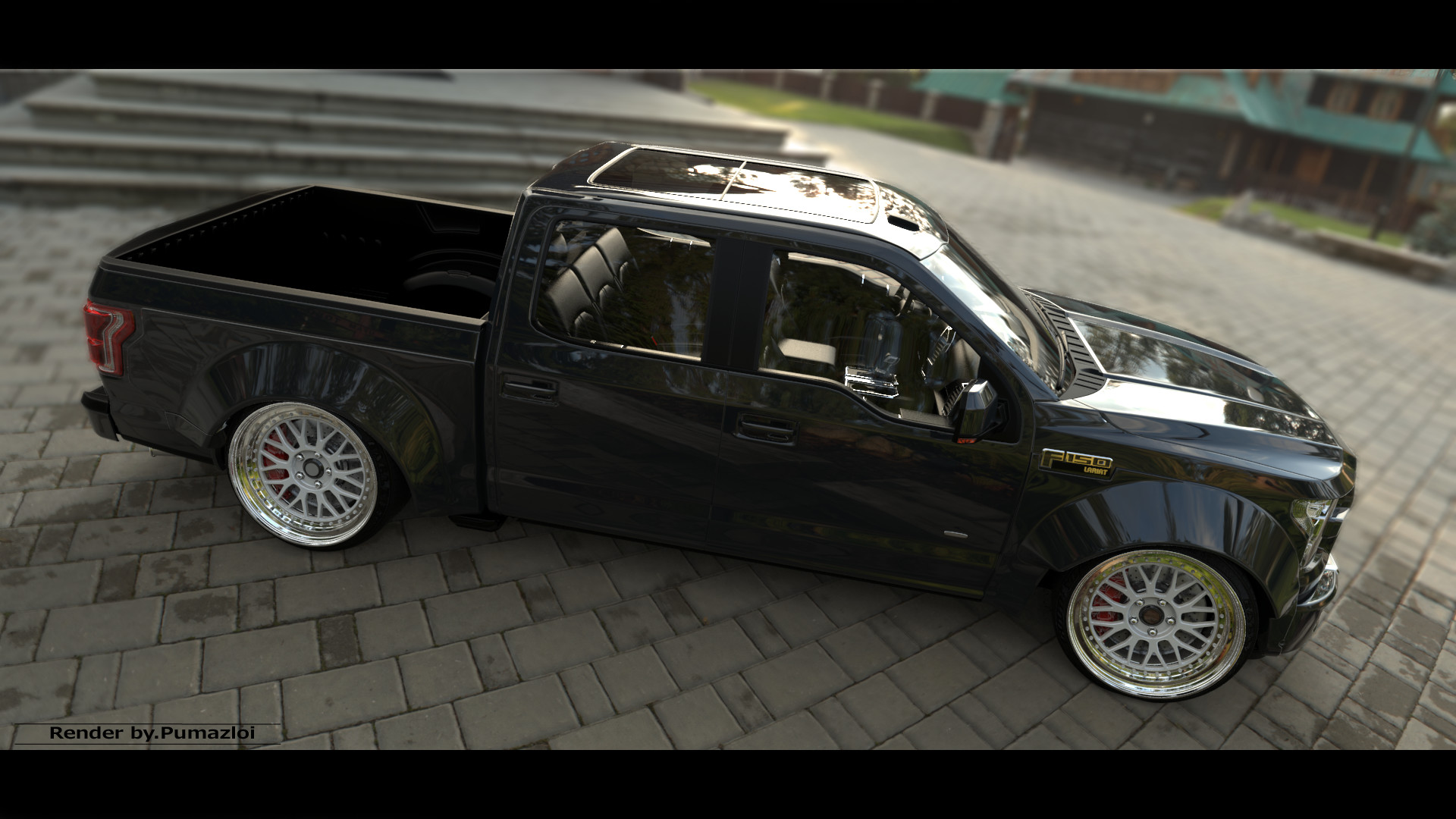 ArtStation - Ford F150 Stance