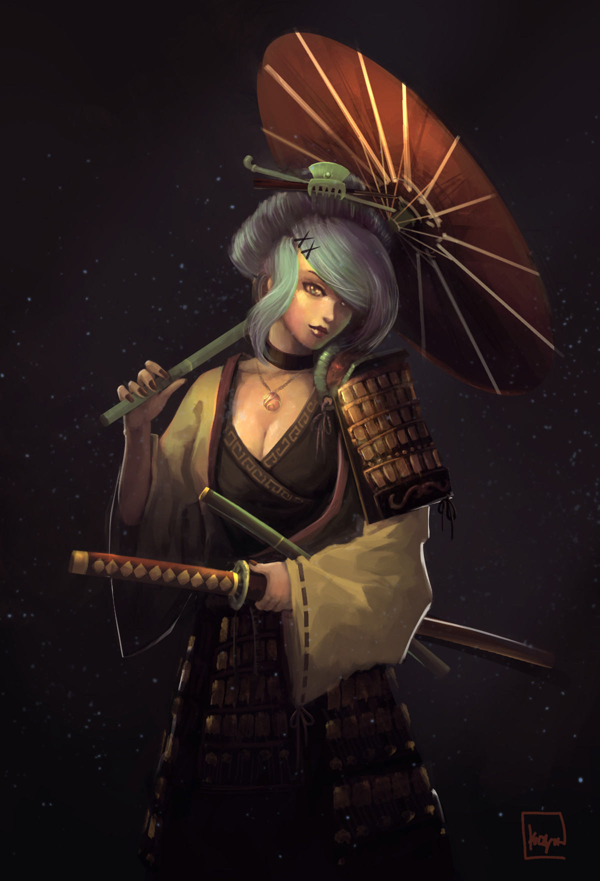 ArtStation - The Swordswoman
