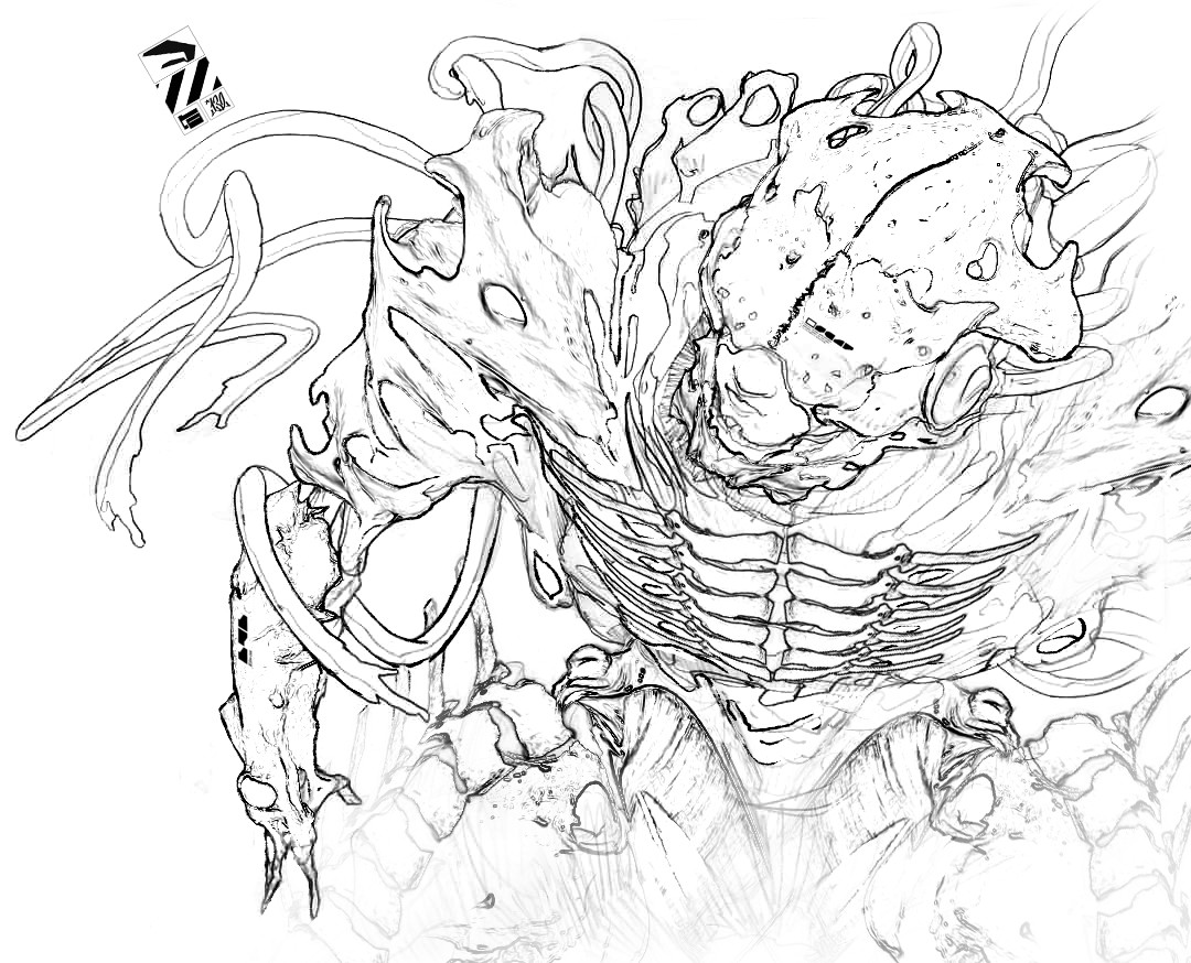 predalien coloring pages