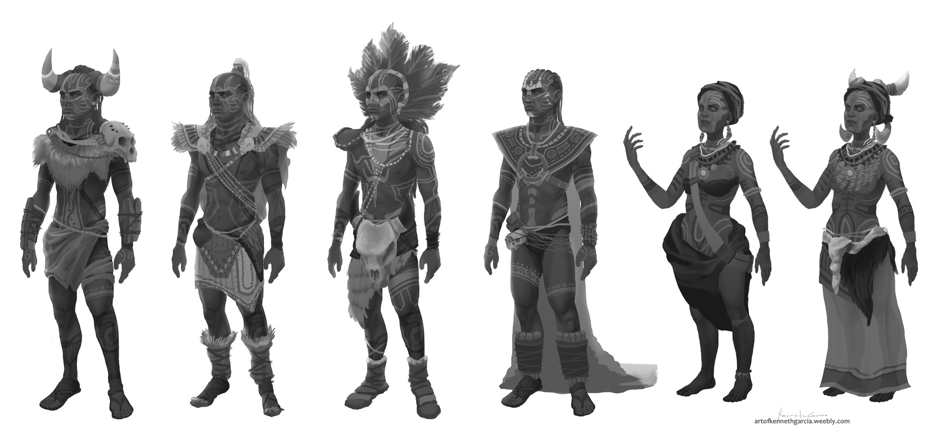 ArtStation - Tribal Characters