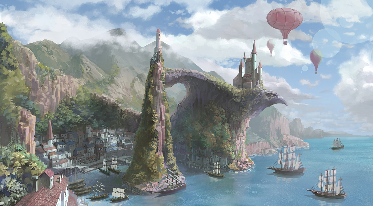 ArtStation - Eagle castle