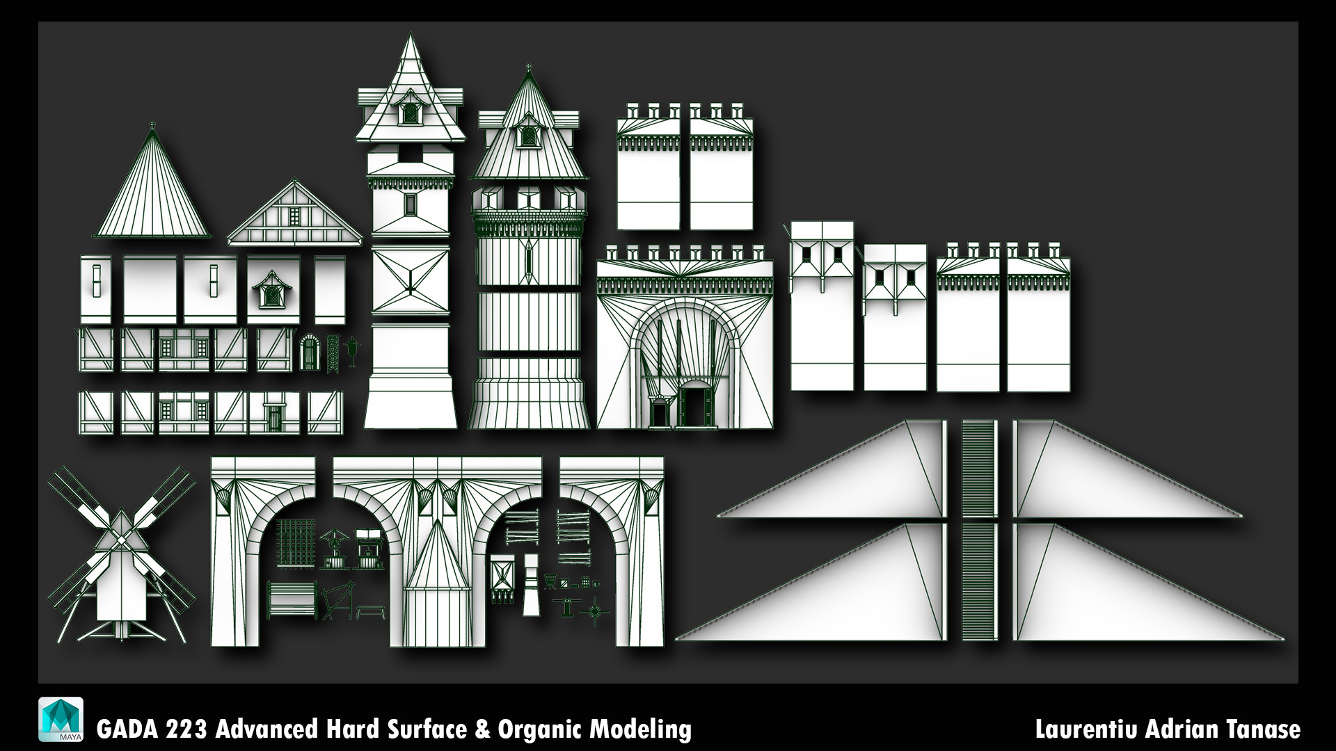 ArtStation - Modular Medieval Fort