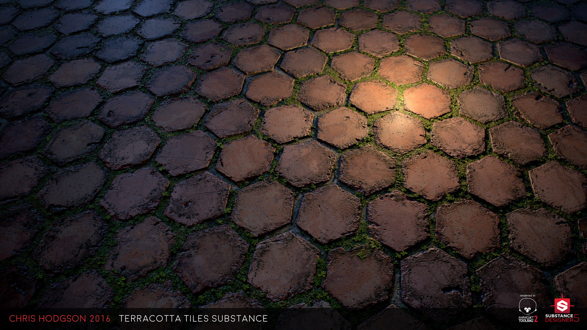 Chris Hodgson - Terracotta Tiles / Substance Designer