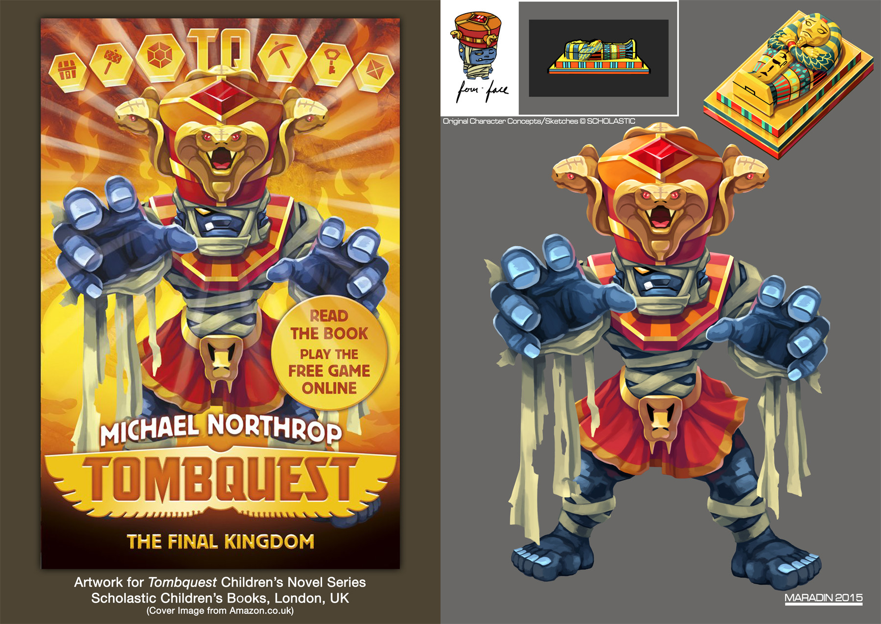 ArtStation - Tombquest 5: The Final Kingdom (Four-Faced Mummy)