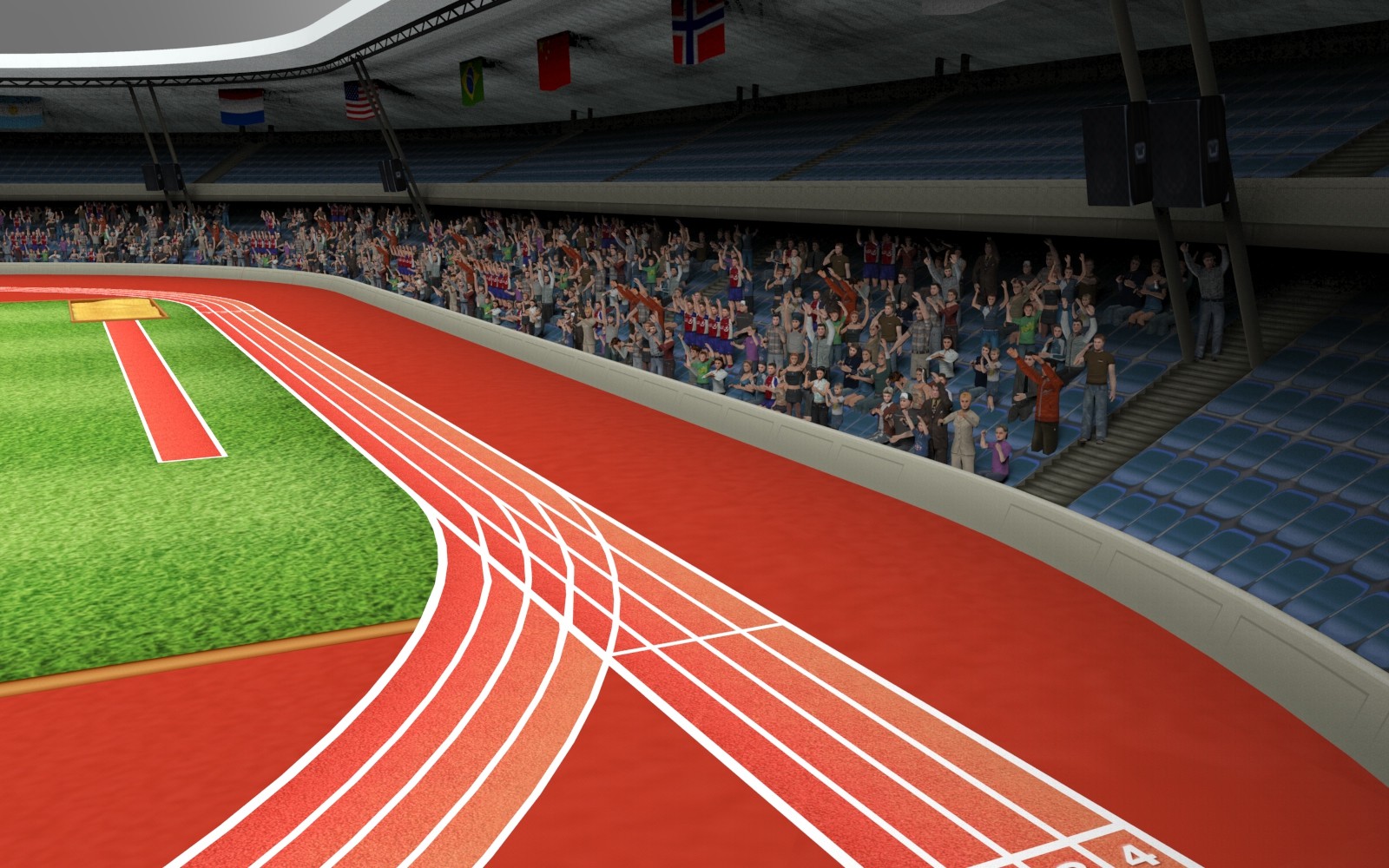 SteelWolf - Running Track for game