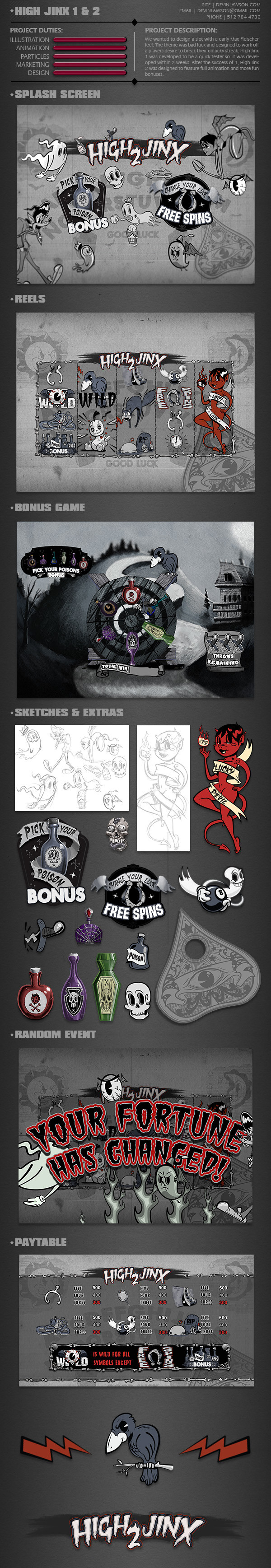 ArtStation - High Jinx Slots Game