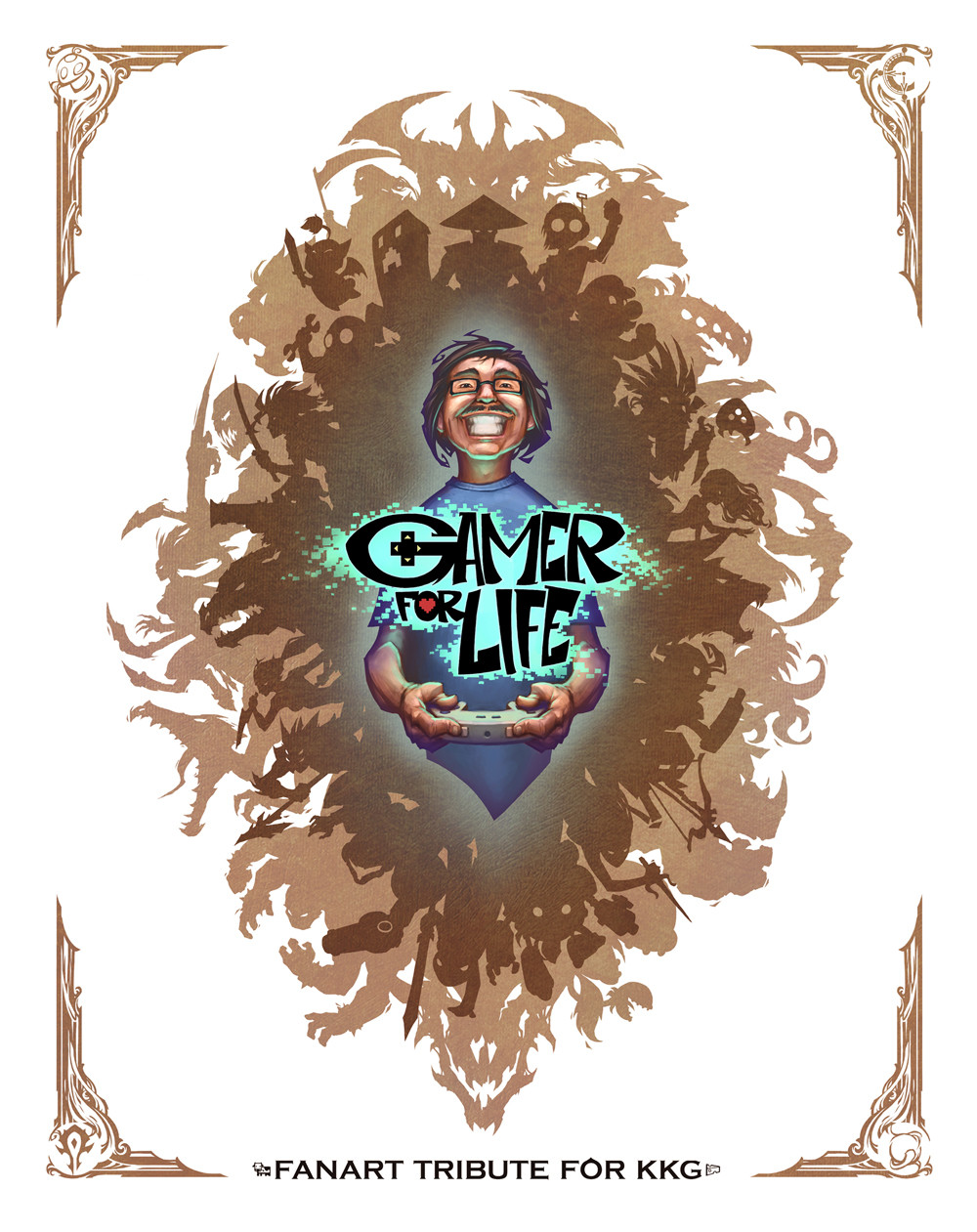ArtStation - Gamer for Life: Fanart Tribute for KKG