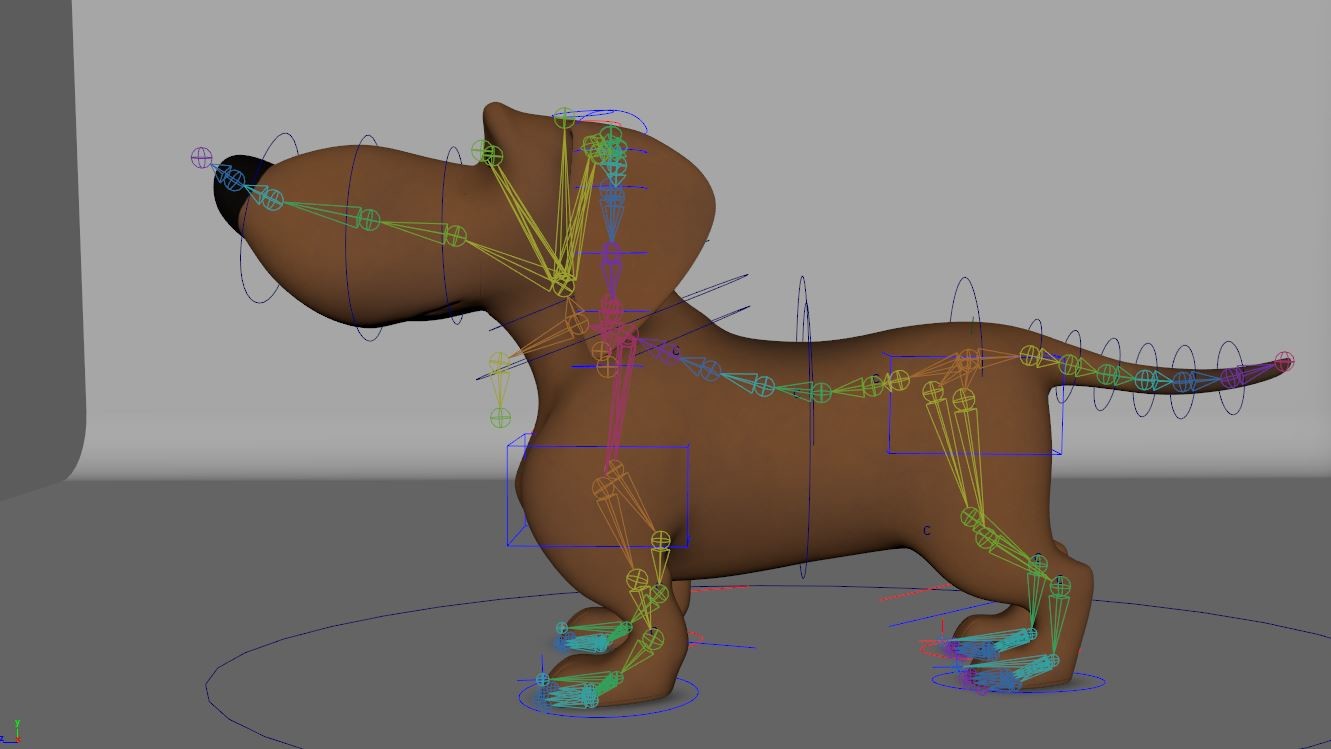 ArtStation - Dog rig