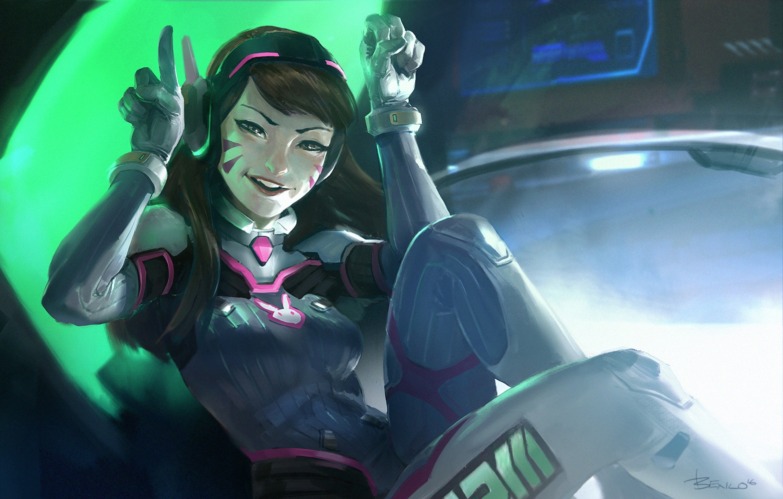 ArtStation - D.VA - 1, Bad guy - 0