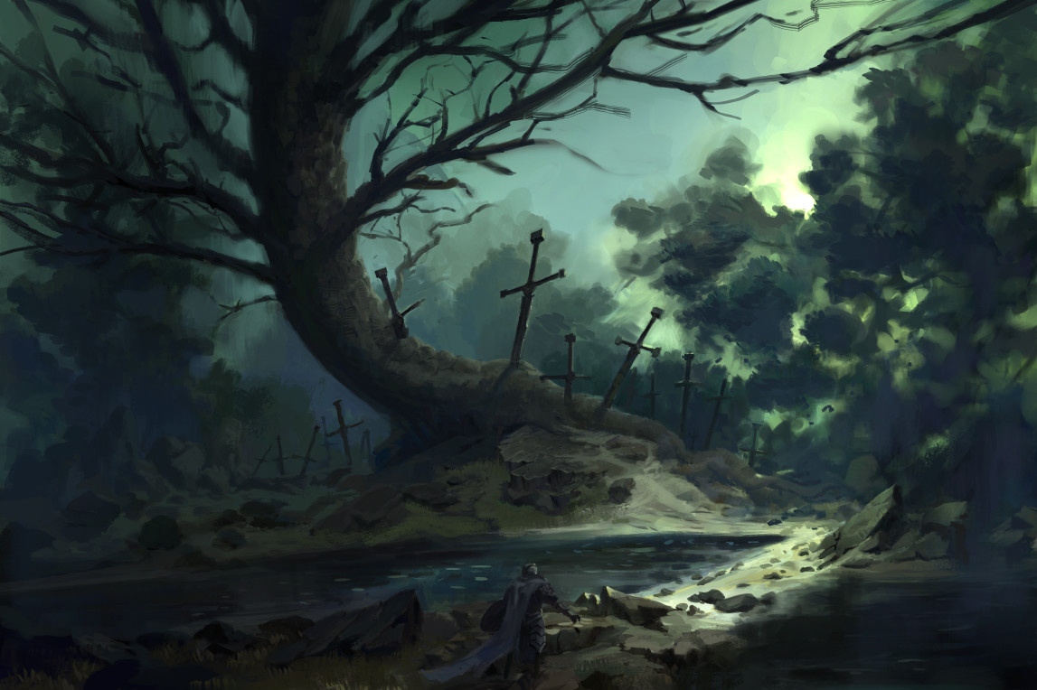 ArtStation - Tree of swords
