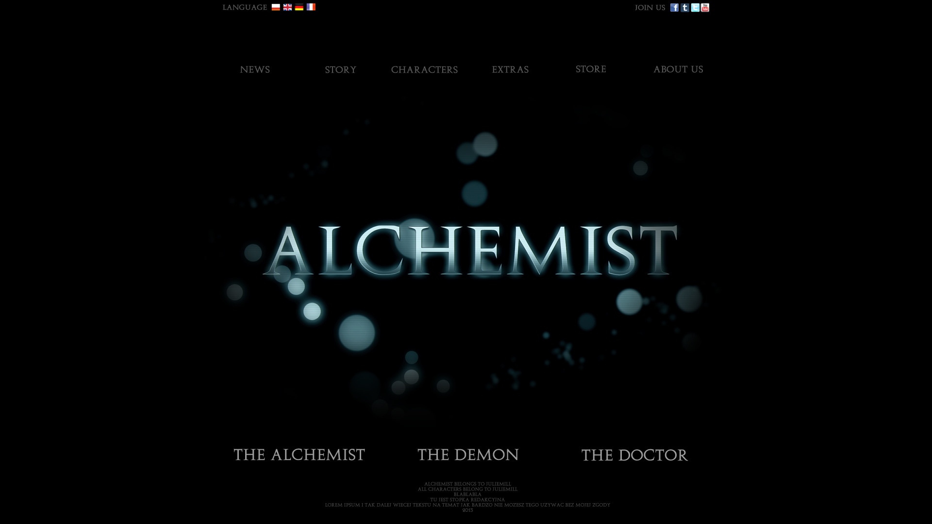 ArtStation - ALCHEMIST - website