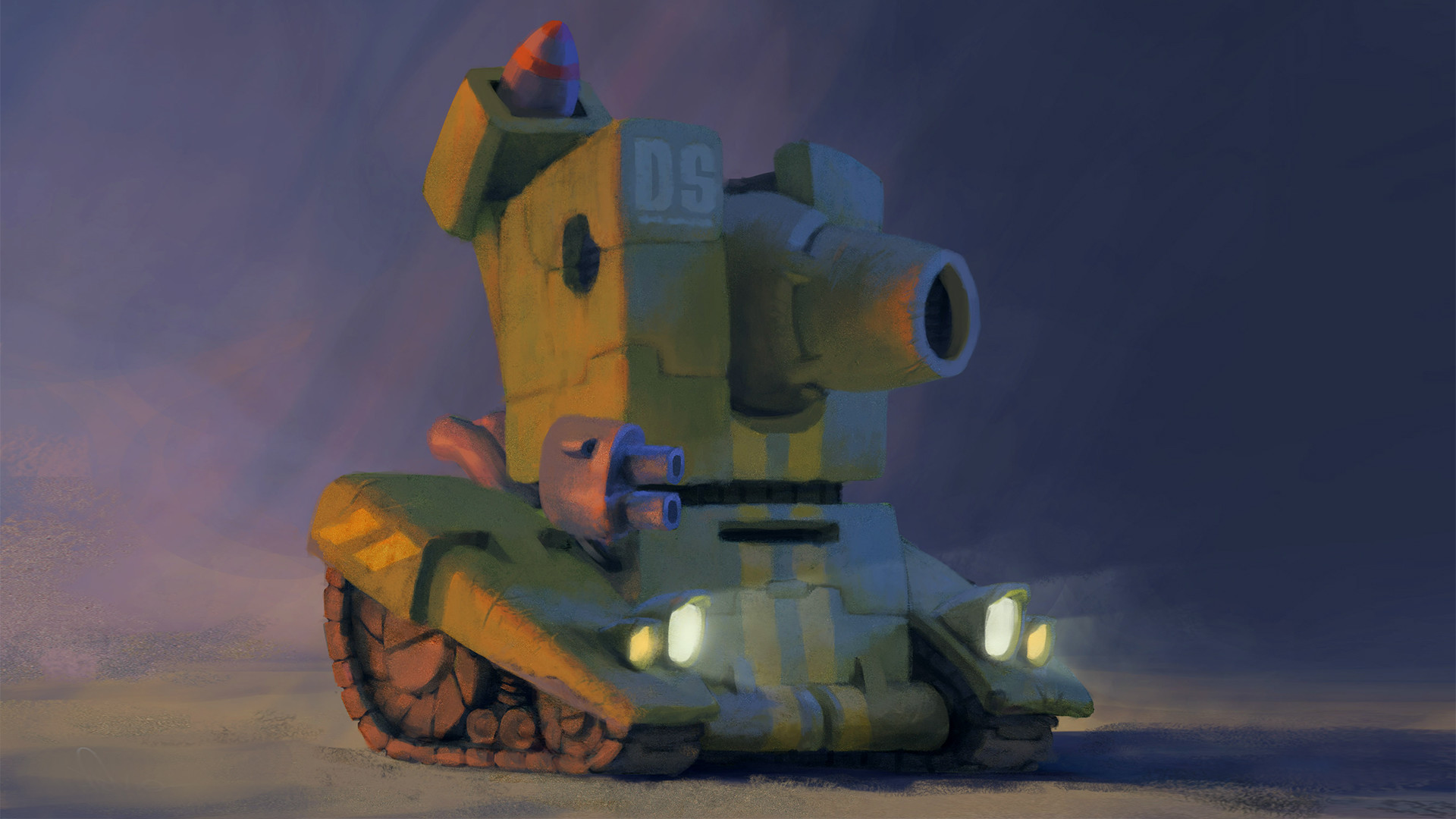 ArtStation - Cartoon Tank - Concep
