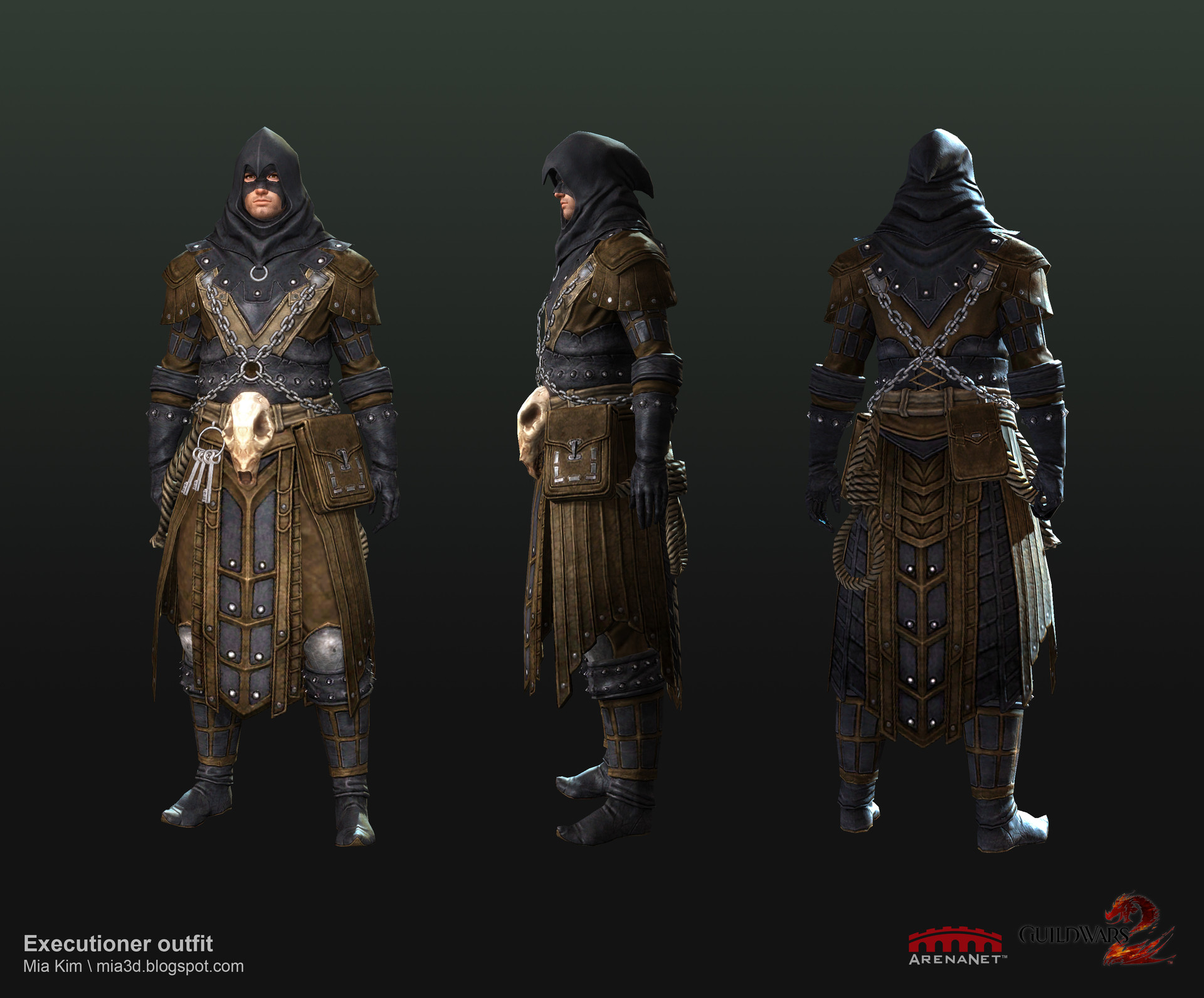 Mia Kim - Guild Wars 2 : Executioner outfit