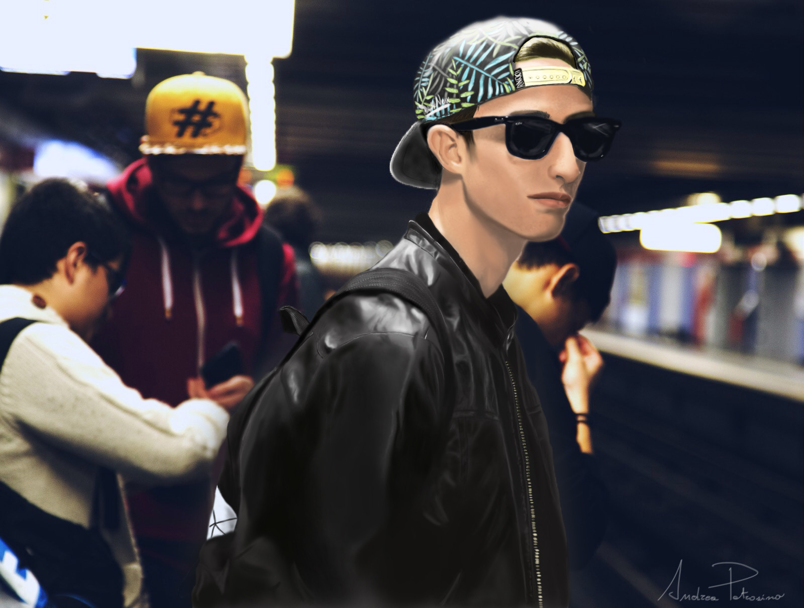 ArtStation - Boys in the Metro