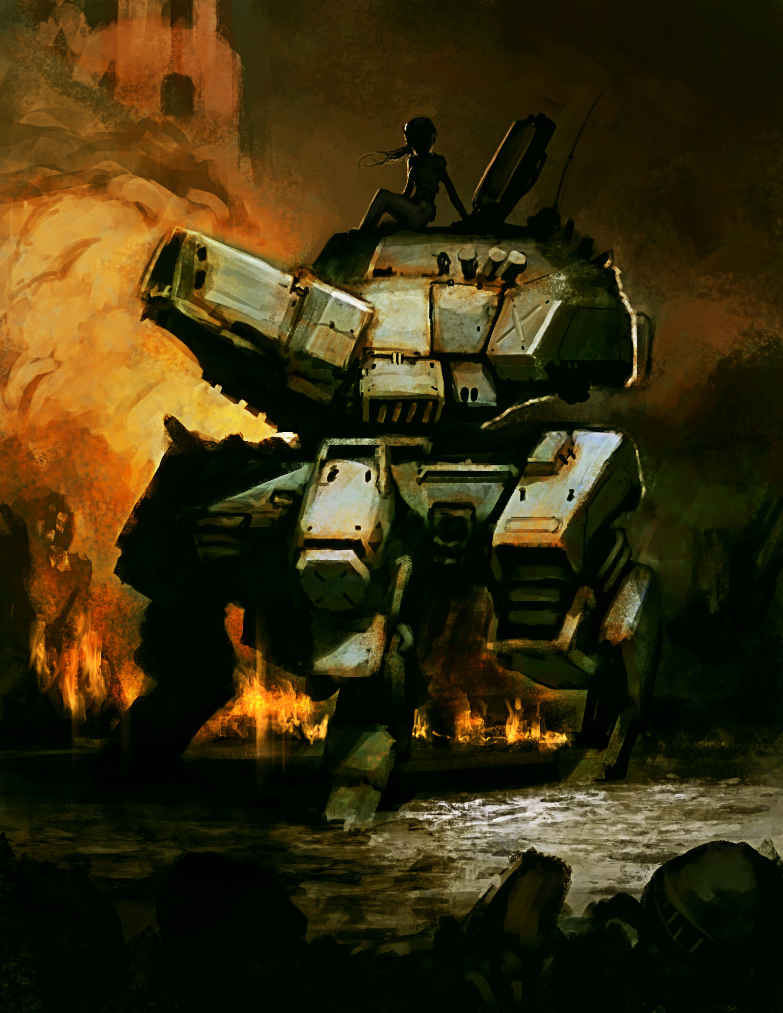 ArtStation - Tank doodle