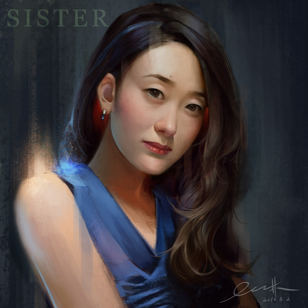 ArtStation - Good morning elder sister