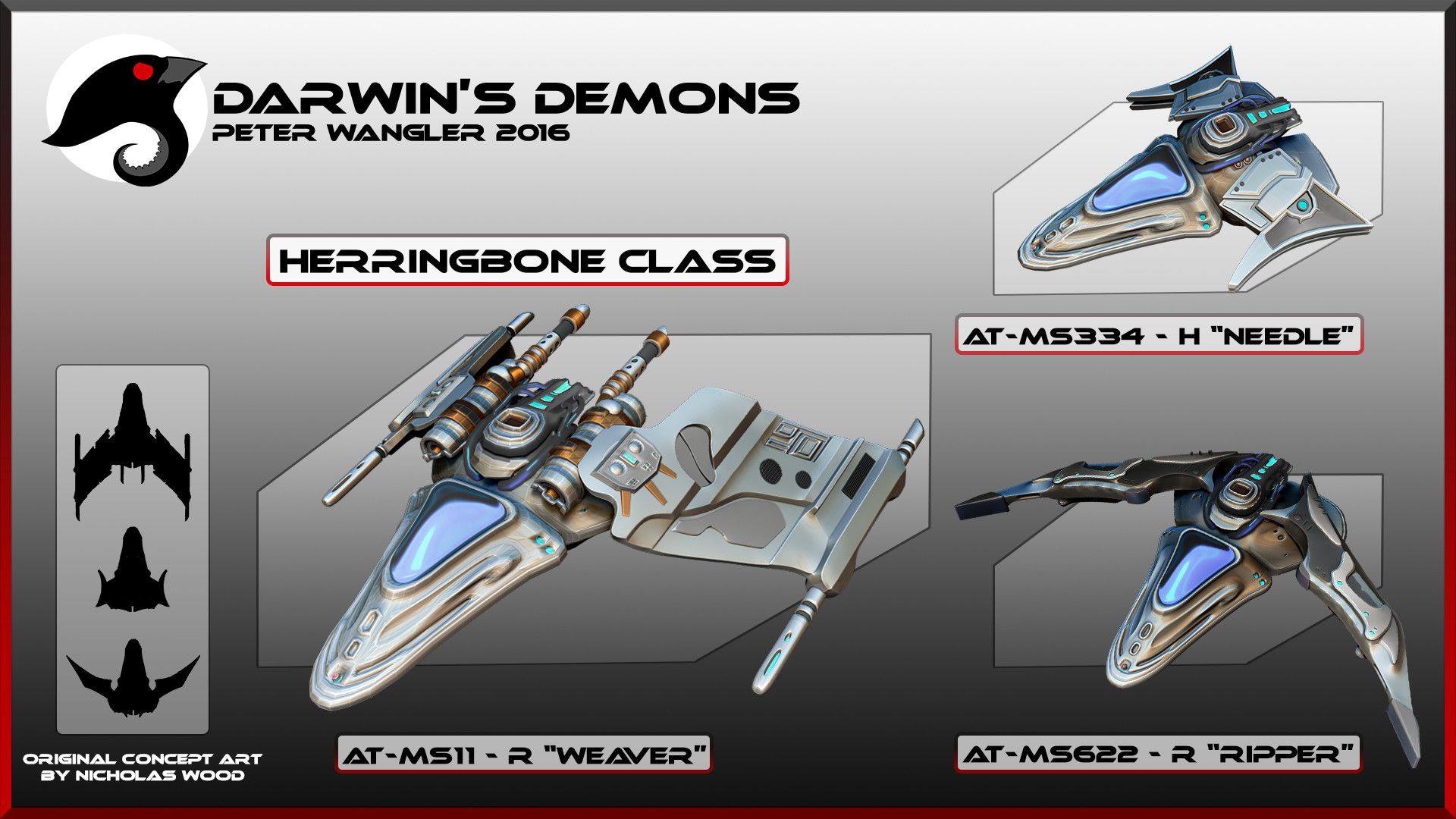 Polymorphic Games - Herringbone and Vonkliest Classes - 3D Renderings