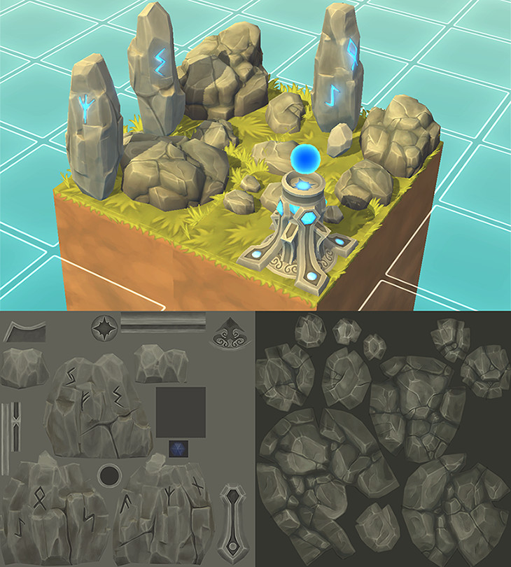 Wioletta M. Korniluk - Hand painted textures for Isometric Pack